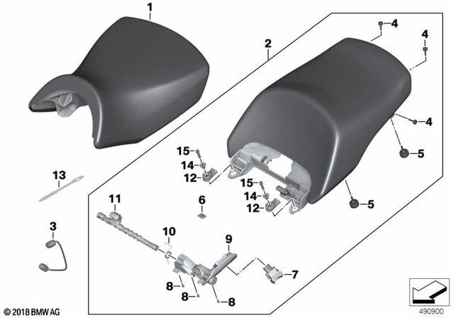 BMW Style Sport Passenger Seat (52539829797) – High Road Motorsports