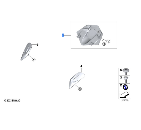 BMW M Cover Kit (77318104263) – High Road Motorsports