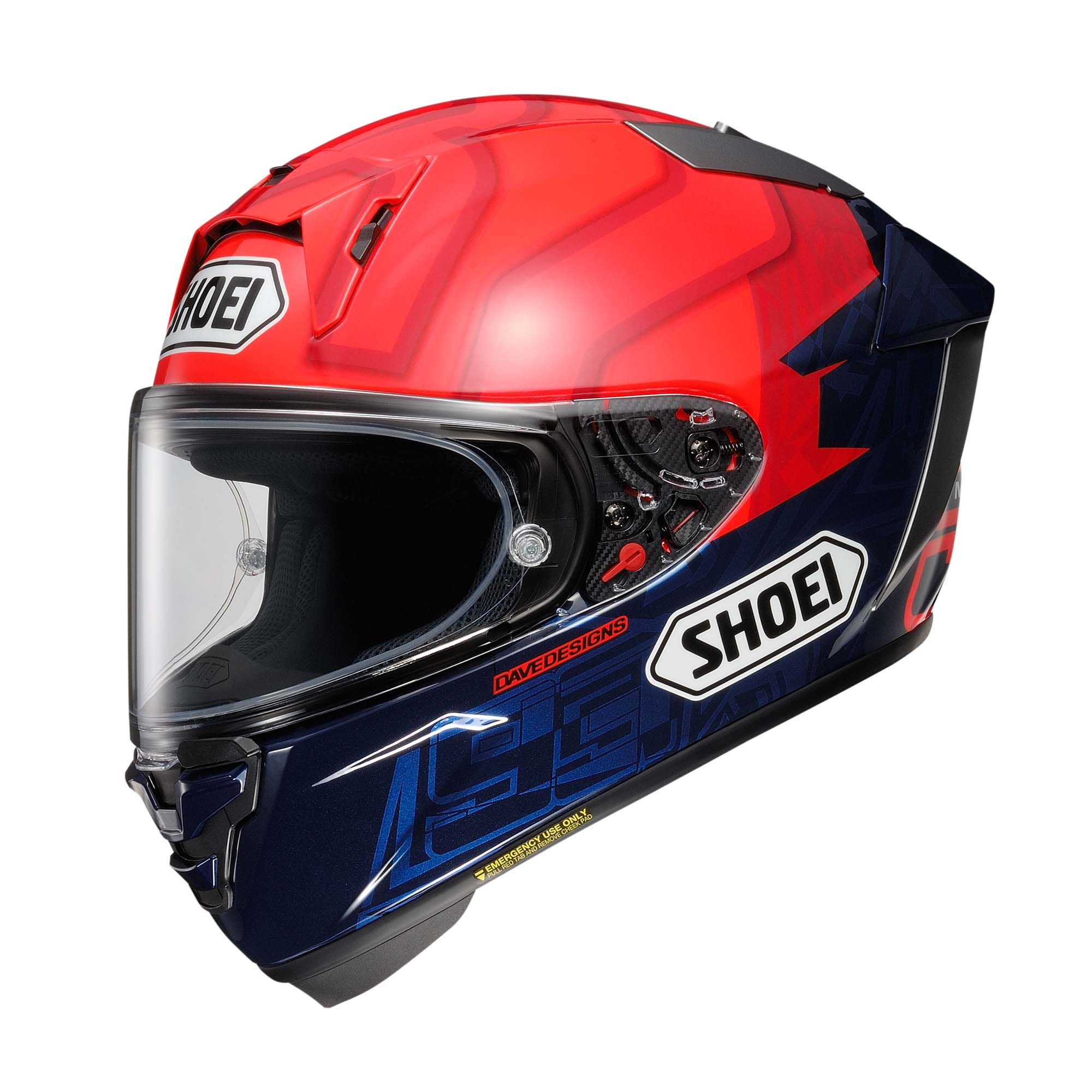 SHOEI X-Fifteen Helmet - Marquez 7 TC-1 – High Road Motorsports